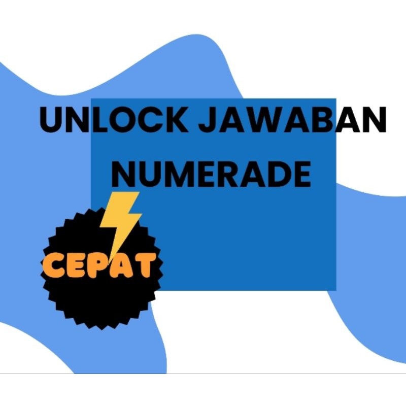 Jual UNLOCK JAWABAN NUMERADE | Shopee Indonesia