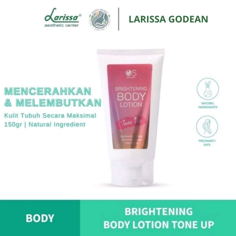 Jual BODYLOTION BRIGHTENING LARISSA - Untuk mencerahkan dan meratakan ...