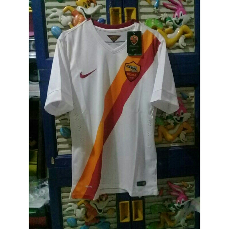 Jual Jersey as roma retro 2014 grade original ( NNS : TOTTI#10 ...