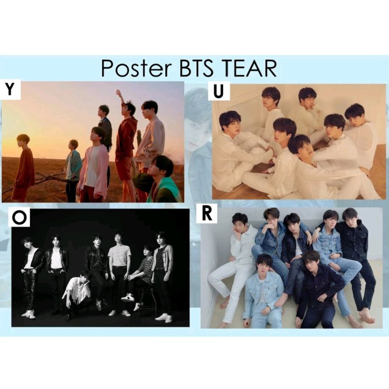 Jual KA Poster BTS Tear ver. Murah kpop | Shopee Indonesia
