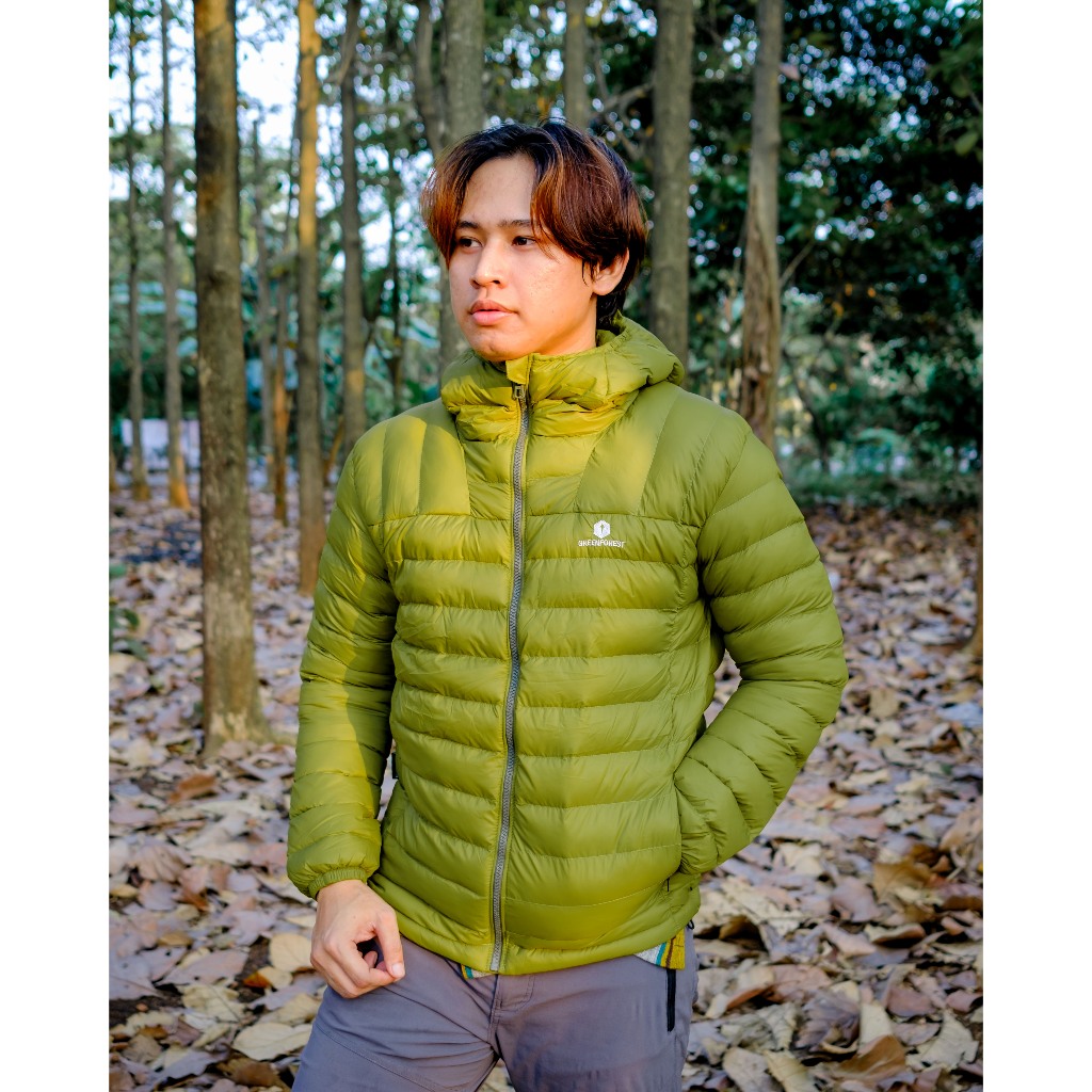 Jual Jaket Puffer Musim Dingin Pria dan Wanita Original Greenforest Java | Shopee Indonesia