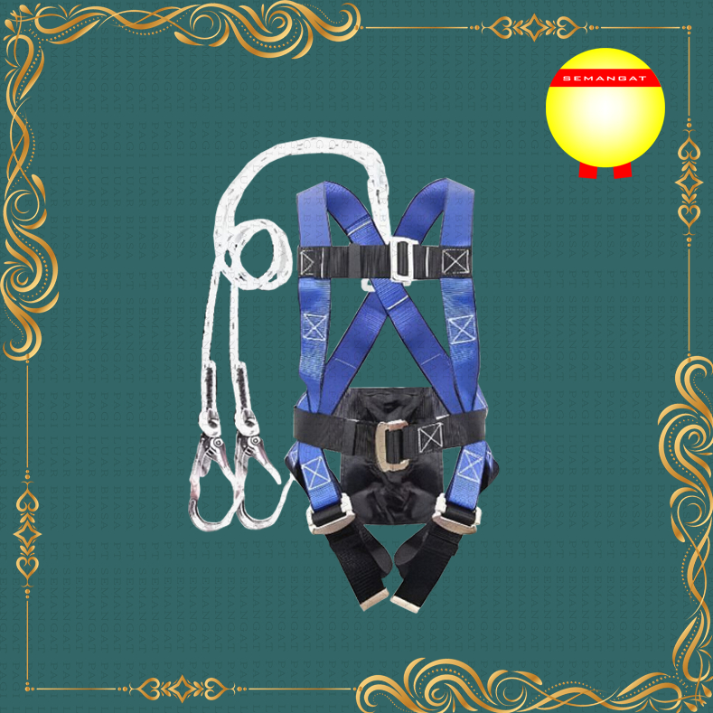 Jual Full Body Harness Double Hook Non Absorber | Shopee Indonesia