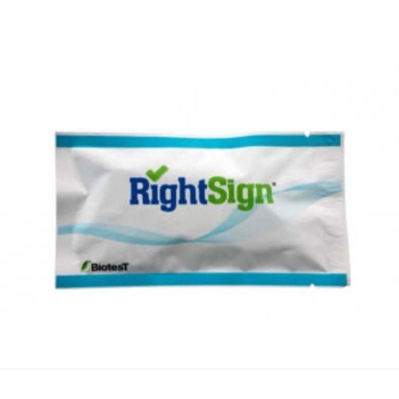 Jual Hbsag test strip Biotest Rightsign / Serum plasma / Right Sign ...