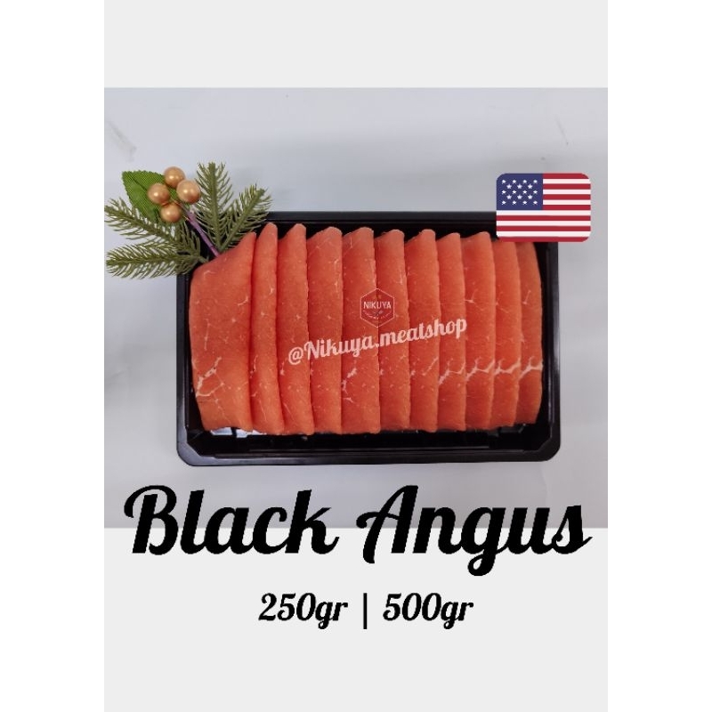 Jual AUS BLACK ANGUS Slice low fat 250gr - daging sapi iris tipis ...
