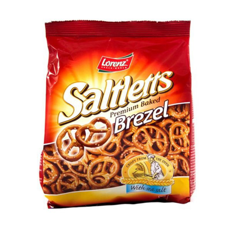 Jual Lorenz Saltletts Brezel Pretzel Sea Salt 150g | Shopee Indonesia