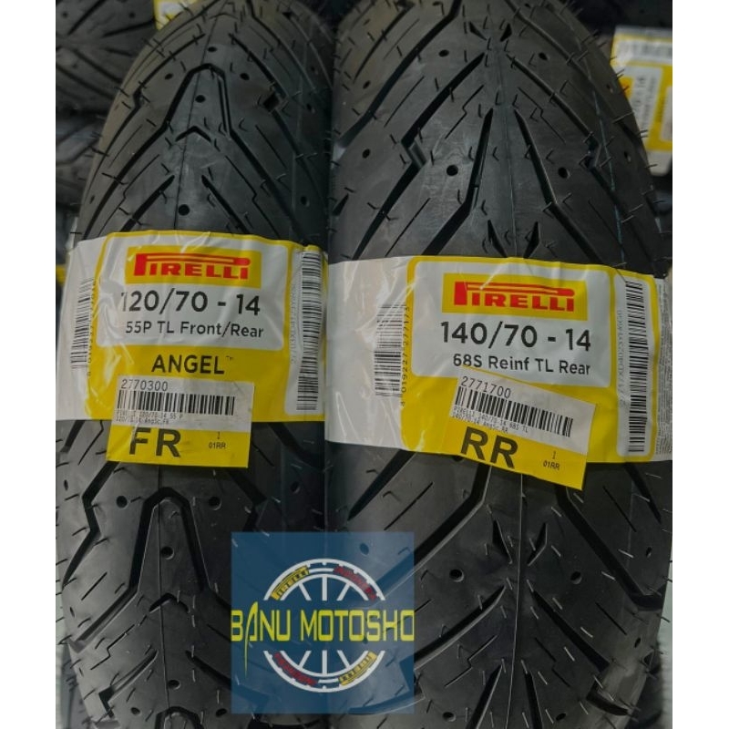 Jual Paket Pirelli Angel Scooter Uk 120-70 14 & 140-70 14 Aerox , pcx , vario 160 | Shopee Indonesia
