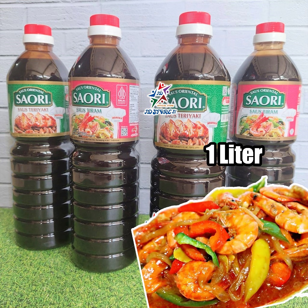 Jual Saori Saos TIRAM Saus TERIYAKI BOTOL 1 LITER Halal | Shopee Indonesia