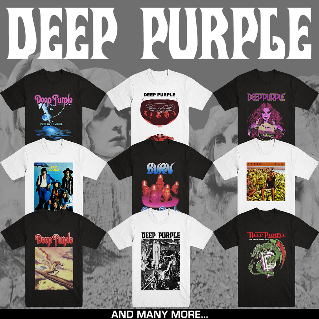 Jual DEEP PURPLE | T-SHIRT BAND | HARD ROCK | MERCHANDISE | Shopee ...
