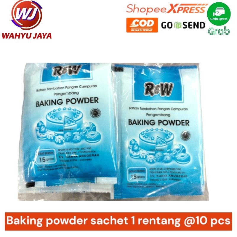 Jual baking powder sachet 15gra@10 pcs | Shopee Indonesia