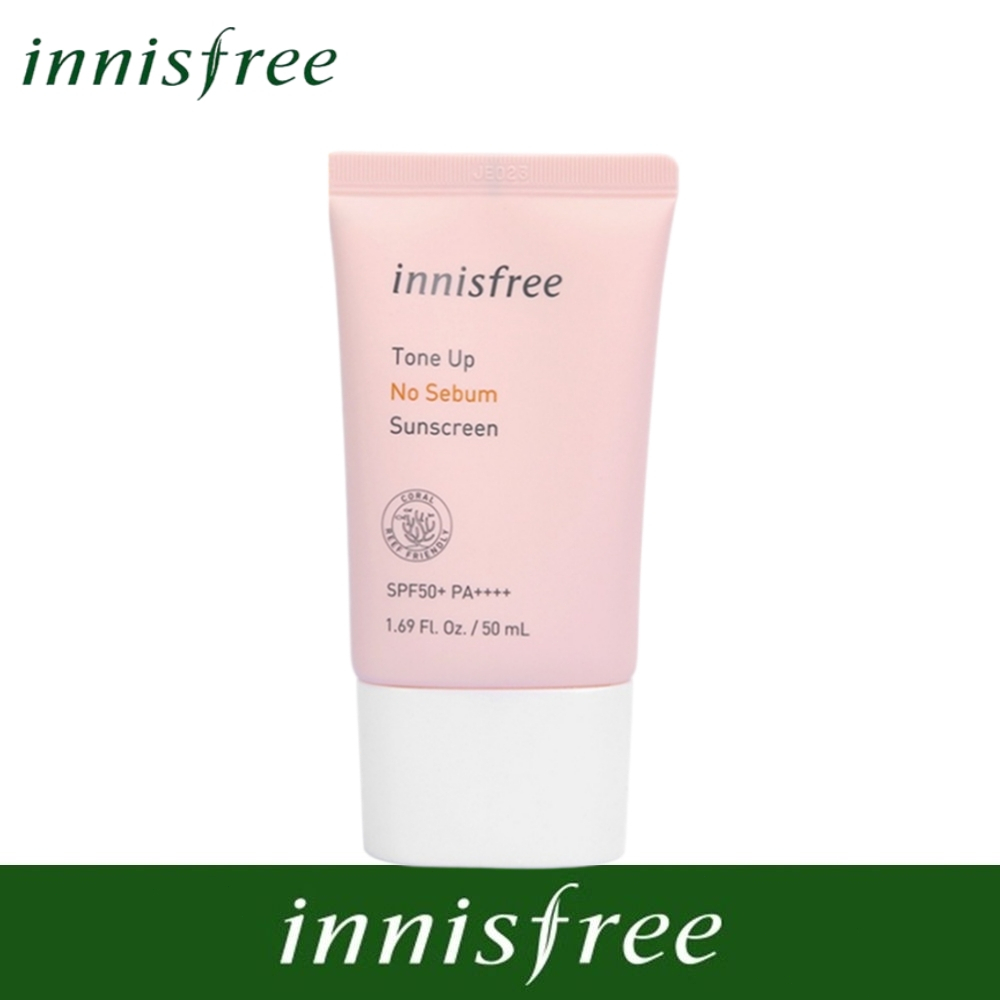 Jual Innisfree Tone Up No Sebum Sunscreen SPF50+ PA+++ Sunblock Cream ...