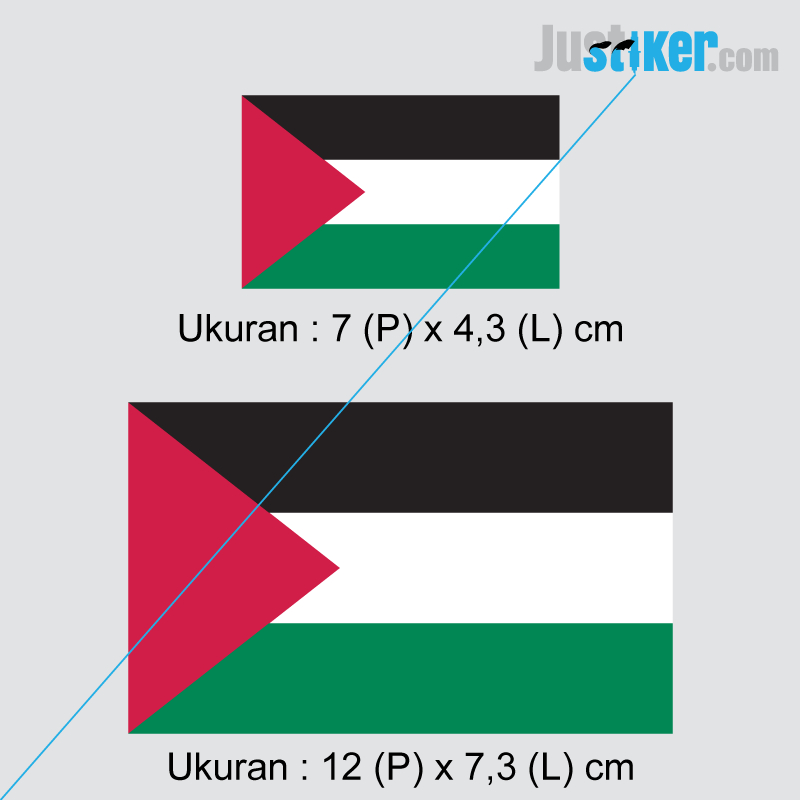 Jual Sticker Bendera Palestina, Palestine Flag Sticker | Shopee Indonesia