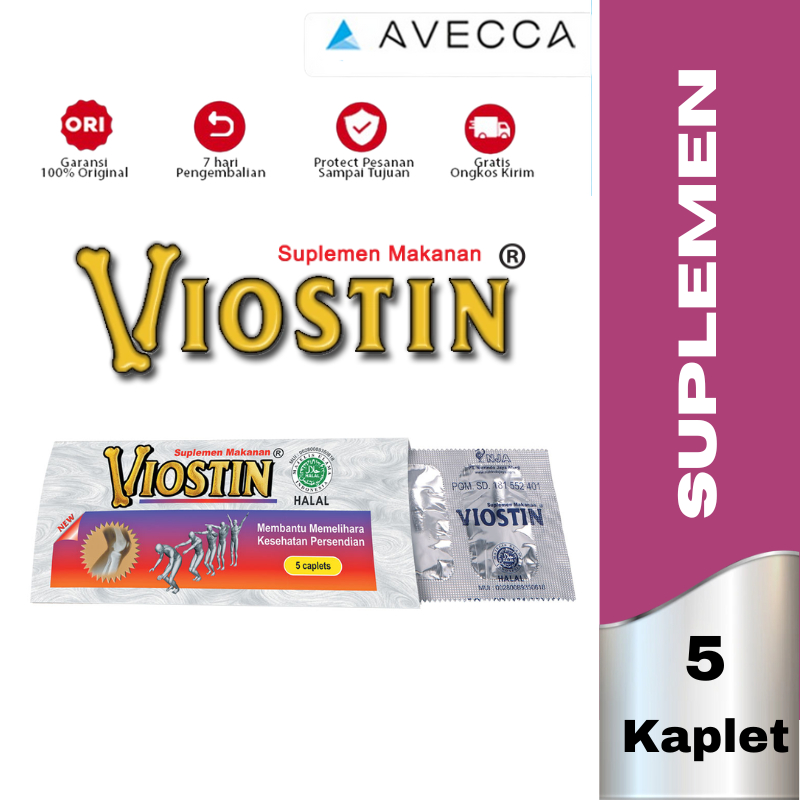 Jual Viostin 1 Blister isi 5 kaplet | Shopee Indonesia