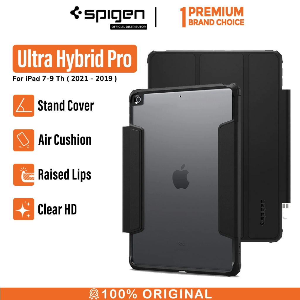 Jual Case iPad 9/ 8/ 7 10.2 (2021/2019) Spigen Ultra Hybrid Pro Flip ...