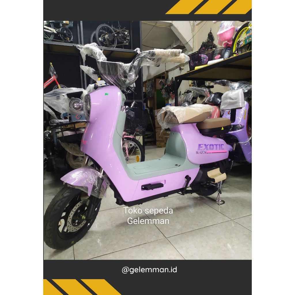 Jual Sepeda listrik exotic blazon 20AH | Shopee Indonesia