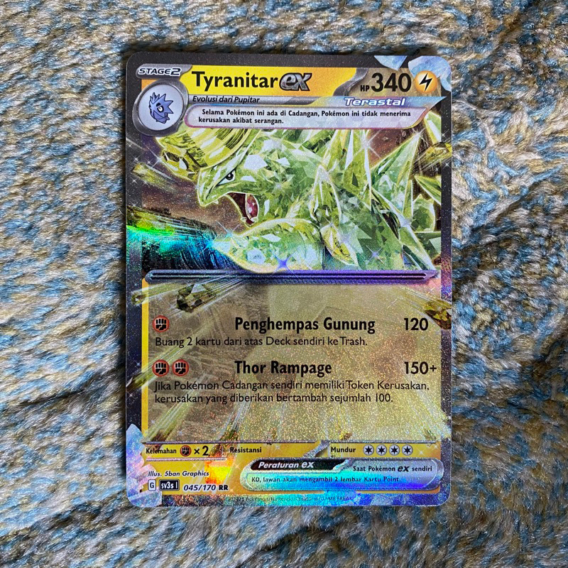 Jual EX RR pokemon tcg original indonesia kartu card chien pao tyranitar garchomp hoopa froslass ...