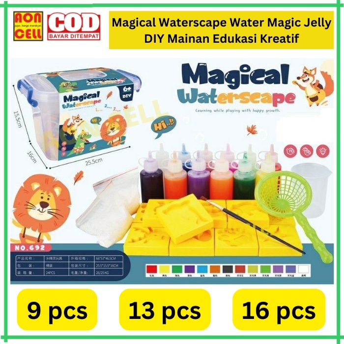 Jual Water Magic Jelly Magical Waterscape Mainan Edukasi DIY Kreatif ...