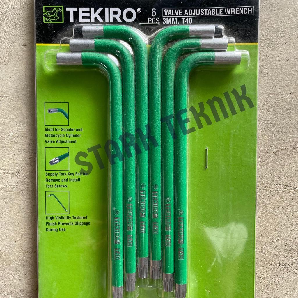 Jual Kunci L Klep 3mm T 40 TEKIRO / Valve Adjustable Wrench 3mm T 40 TEKIRO | Shopee Indonesia
