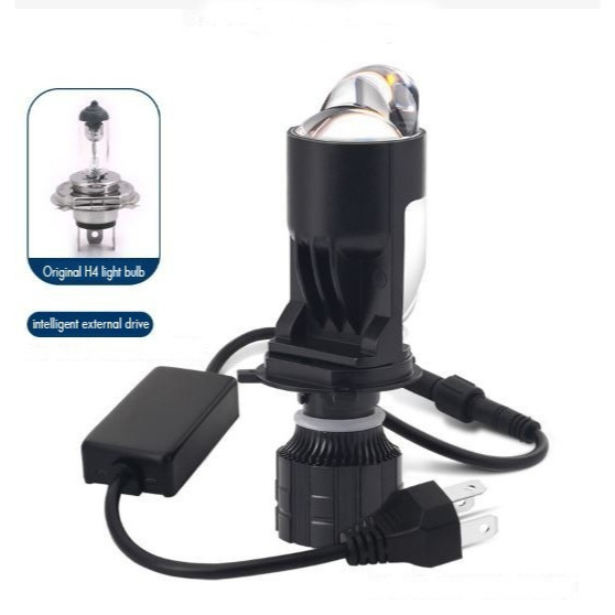 Jual Headlamp led mini projector h4 projie mobil (sepasang) | Shopee ...