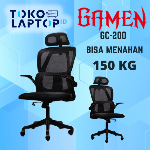 Jual Gamen GC200 / GC-200 Office Chair Ergonomic Premium Quality ...