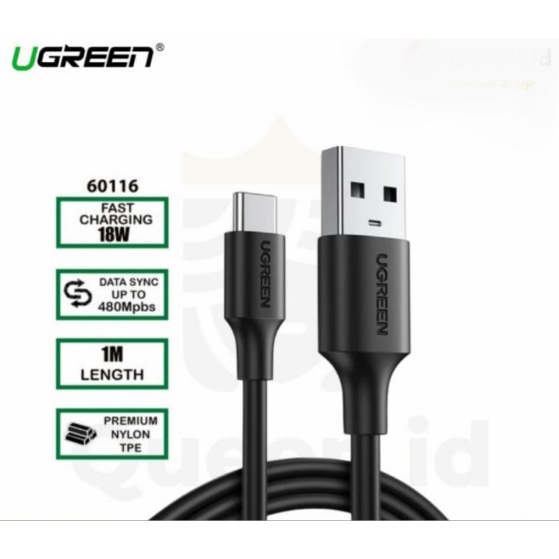 Jual Kabel Fast Charging UGREEN USB TO USB-C (60116) | Shopee Indonesia