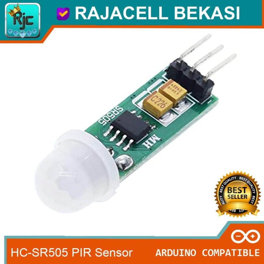 Jual HC-SR505 Mini PIR Sensor body sensing module for arduino | Shopee ...