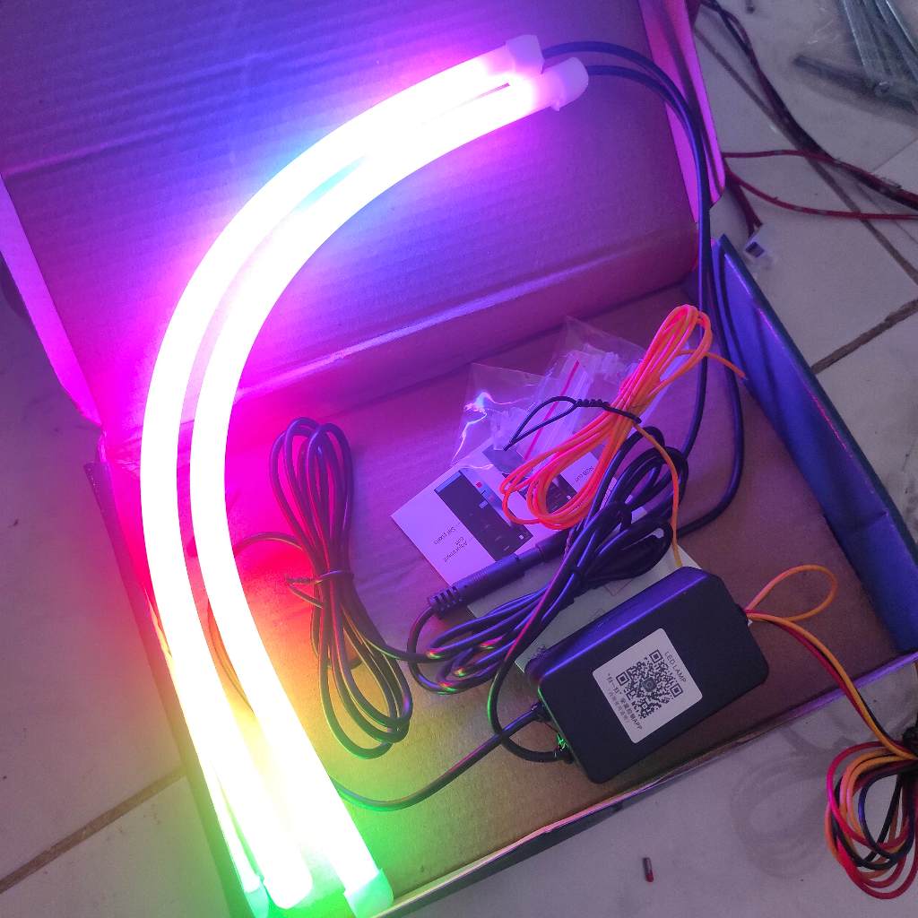 Jual DRL Alis RGB Welcome Light Grade A Sein Running Bluetooth App ...