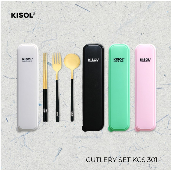Jual KISOL KCS-301 Cutlery Set / Peralatan Makanan Set Sendok, Garpu ...