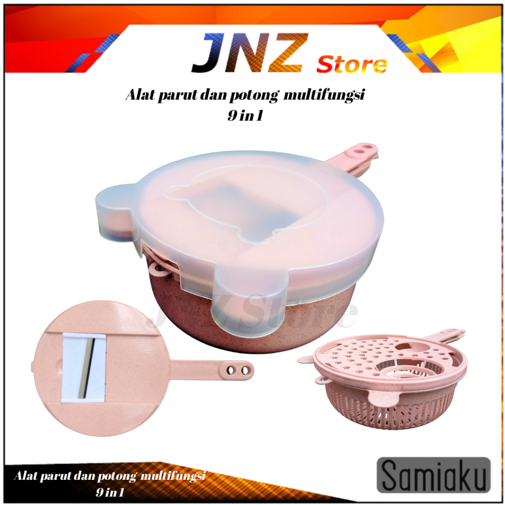 Jual Alat Pemarut & Pemotong Buah dan Sayur, Multifungsi 9 in 1(Serba Guna) | Shopee Indonesia