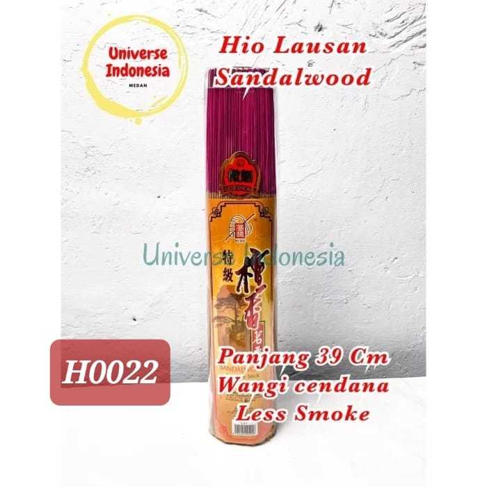 Jual Hio Dupa Lausan Sandalwood Cendana Less Smoke Wangi 39 Cm | Shopee ...