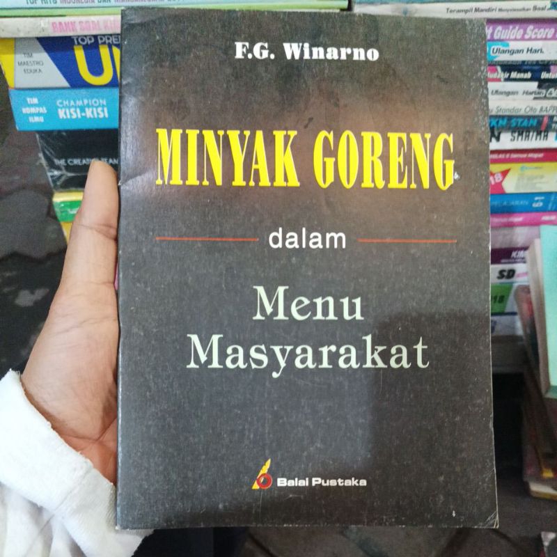 Jual buku minyak goreng dalam masyarakat by Winarno bekas original ...