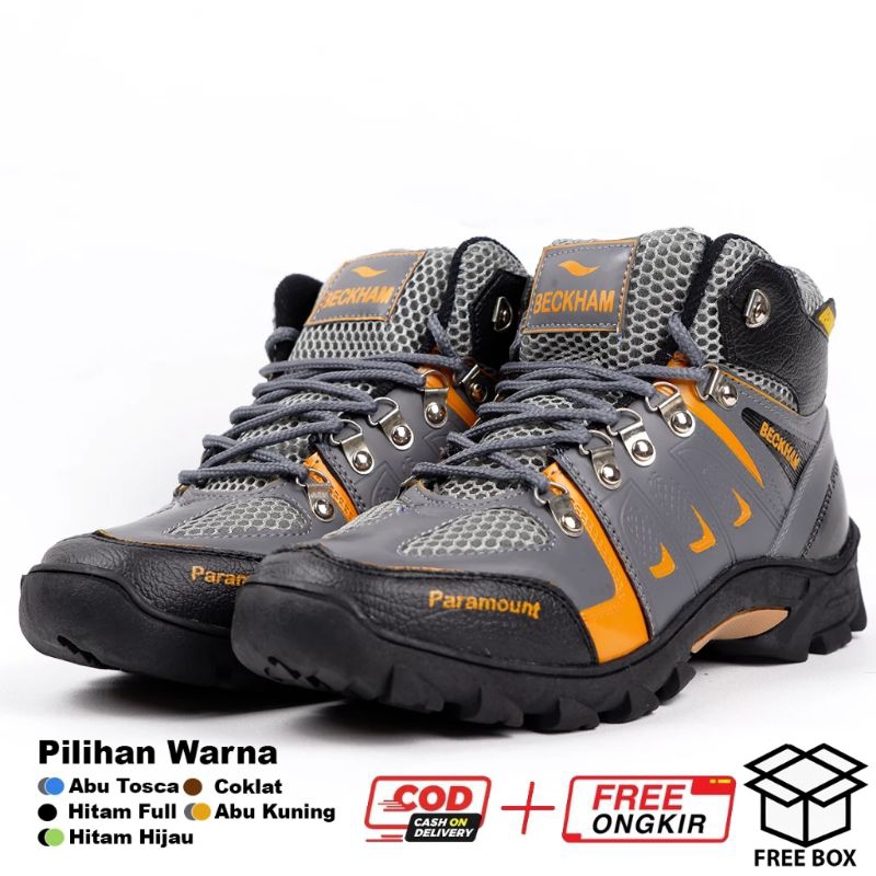 Jual FREE ONGKIR !! SEPATU GUNUNG READY SEPATU HIKING GREY BECKHAM ...