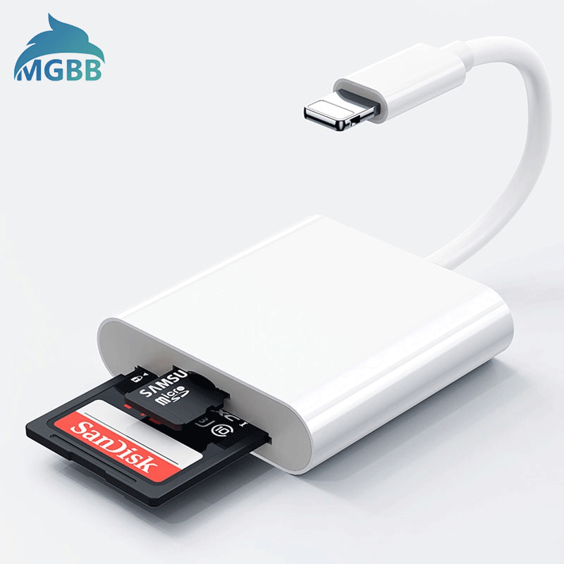 Jual MGBB 2 in 1 SD+TF Card Reader i-phone to SD Card / TF Memory Card ...