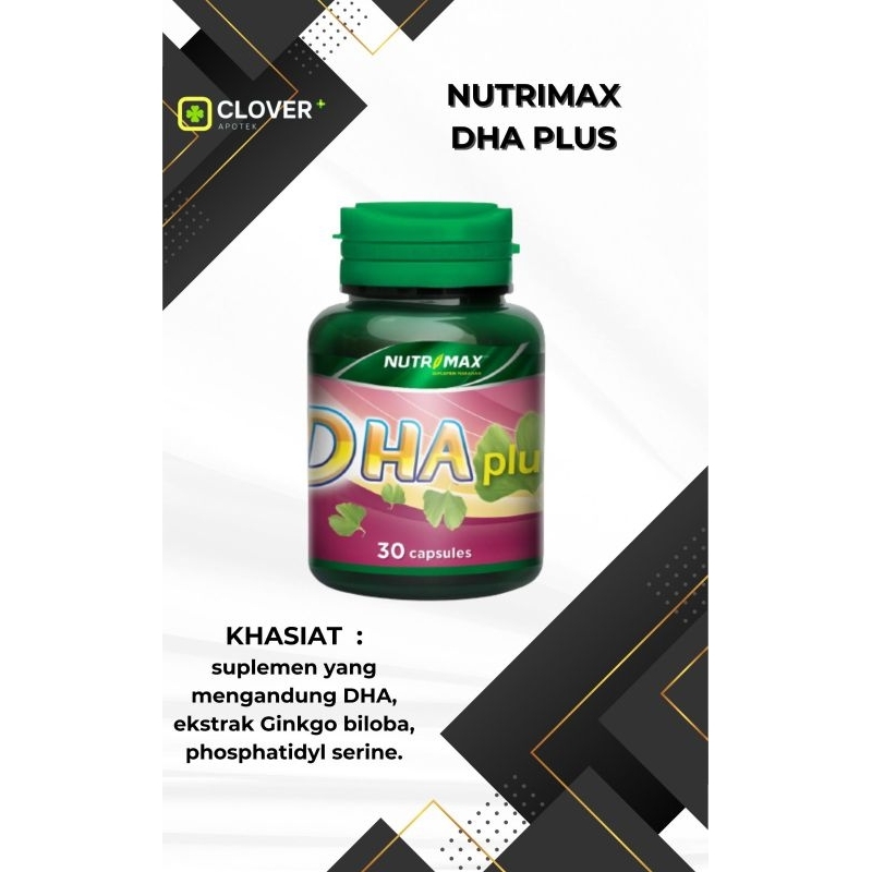 Jual Nutrimax Dha Plus 30 Tablet Otak Syaraf Penambah Daya Ingat