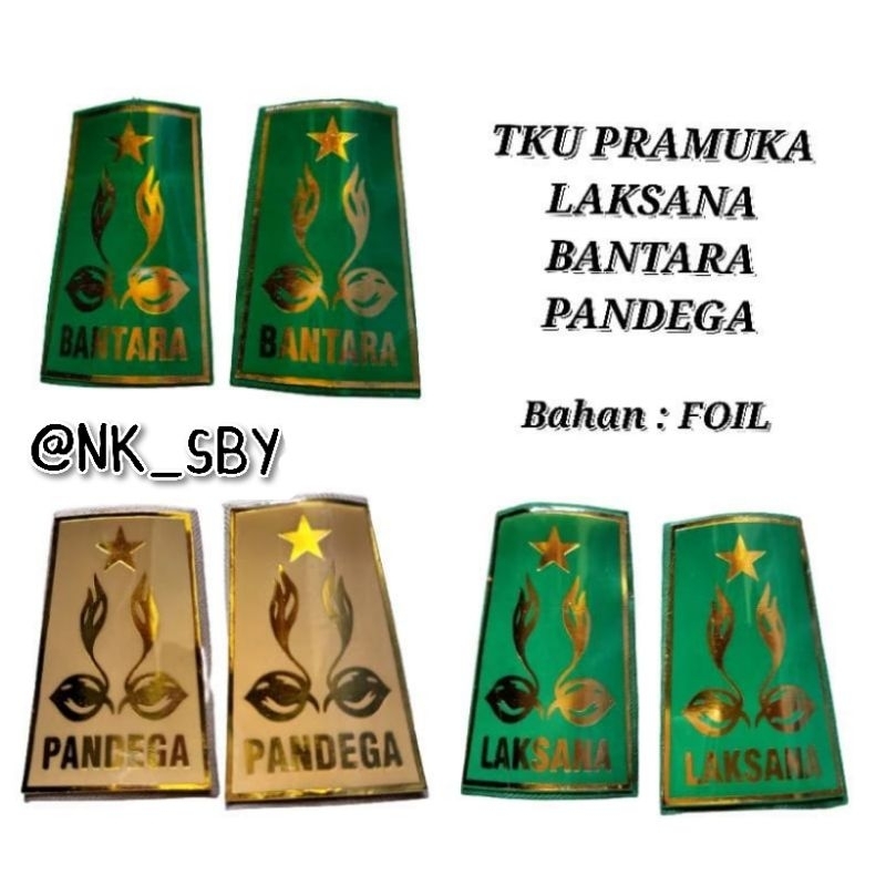 Jual TKU PRAMUKA LAKSANA BANTARA PANDEGA ( Bahan FOIL ) | Shopee Indonesia