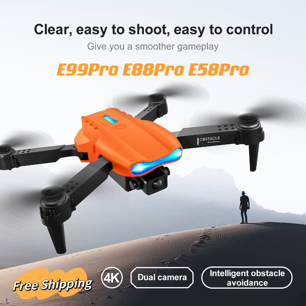Jual Smart Drone E99 Pro / E88 Pro Drone Kamera Ganda 4k HD Camera ...