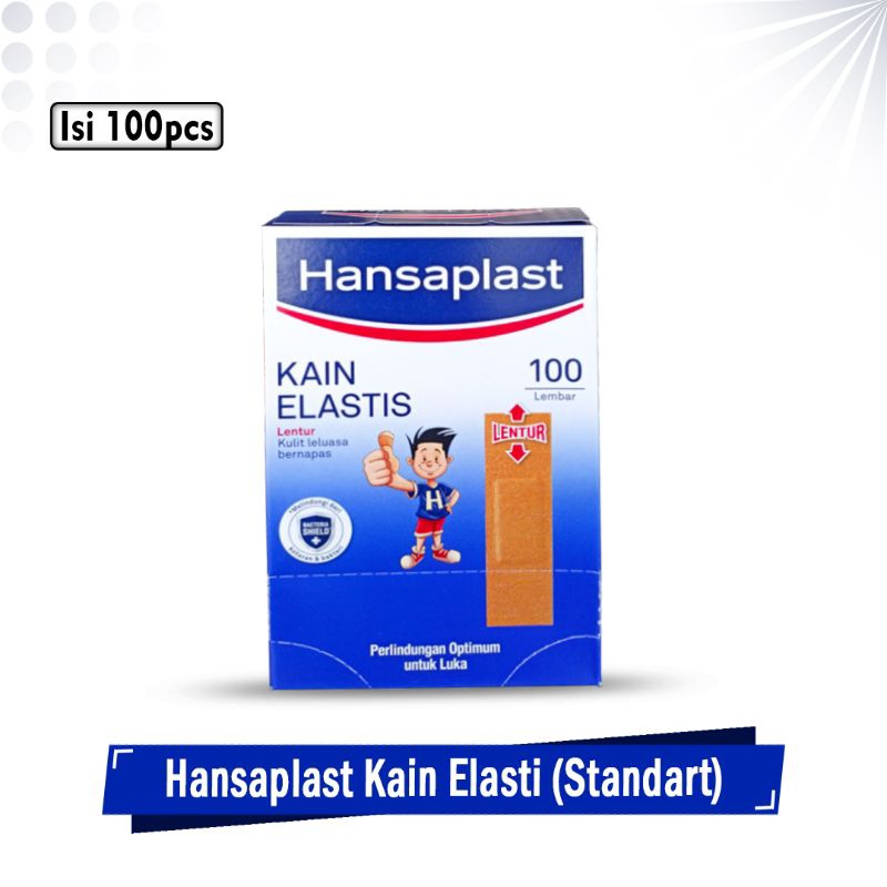 Jual Hansaplast Plester Luka Kain Elastis Jumbo & Standar | Plester ...