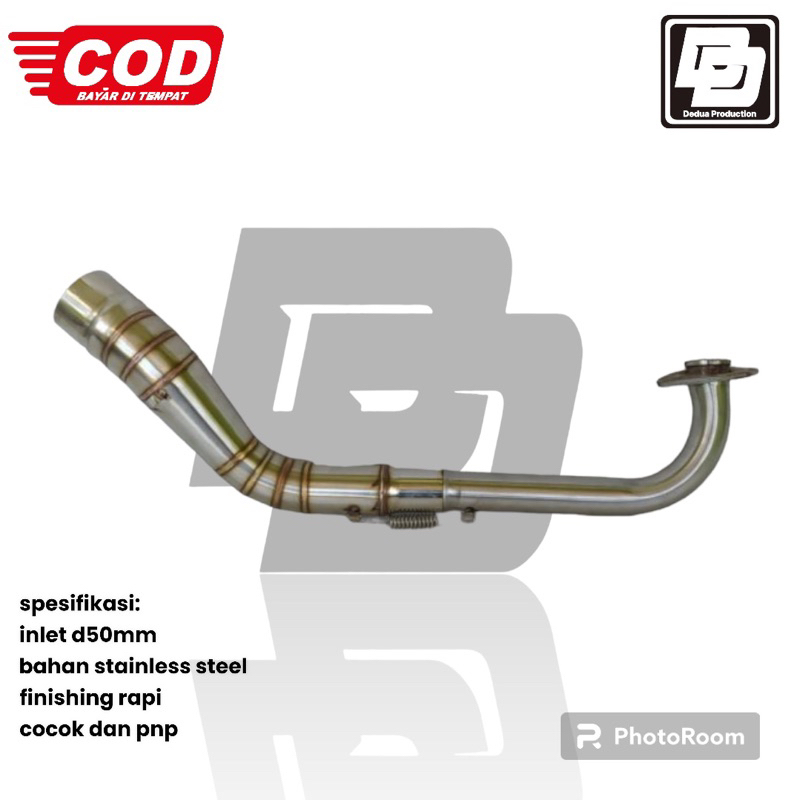 Jual pipa leher header Nmax 155 / nmax new aerox old 155 vario 125/150 ...