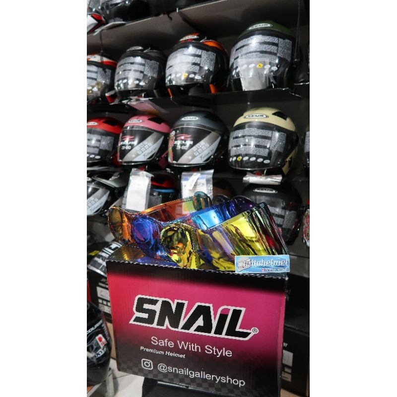 Jual Visor Iridium Snail M1 Original | Shopee Indonesia