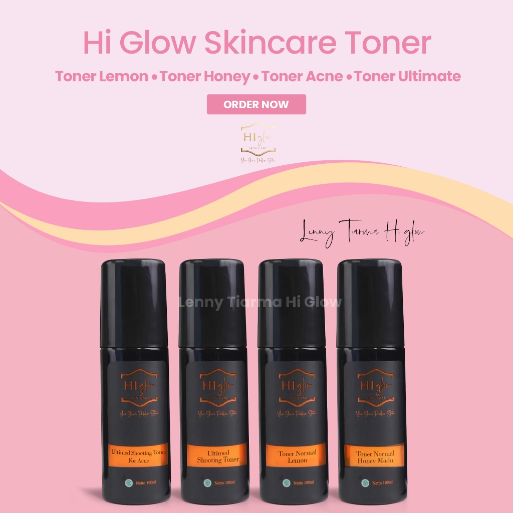 Jual Toner Honey, Acne, Lemon, Ultimate by Hi Glow Skincare | Shopee ...