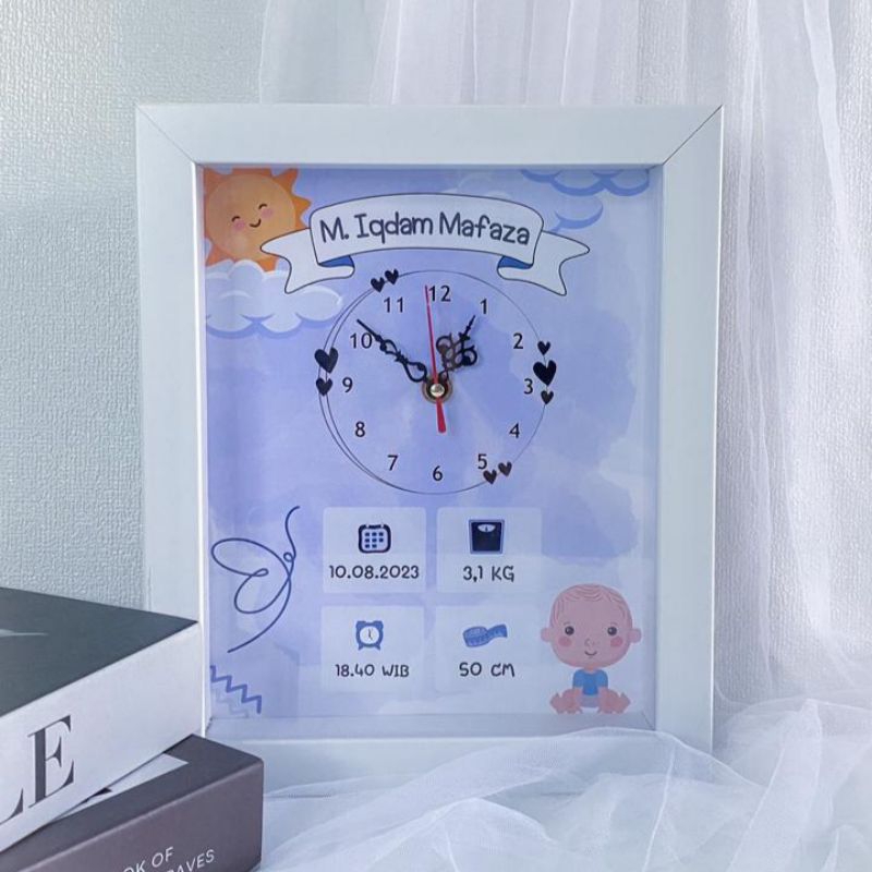 Jual Frame 3D Custom / Jam anak / Jam Dinding Custom / Jam Dinding ...