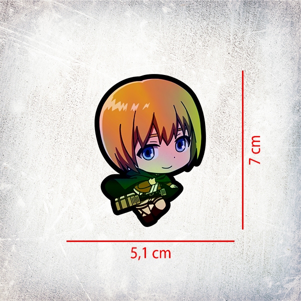 Jual STICKER HOLOGRAM ANIME CHIBI ARMIN ATTACK ON TITAN (SHINGEKI NO ...