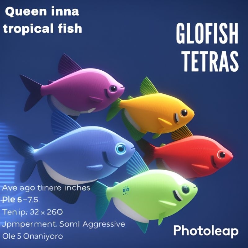 Jual ikan warna warni / glow in pis / glow in the dark / ikan neon ...