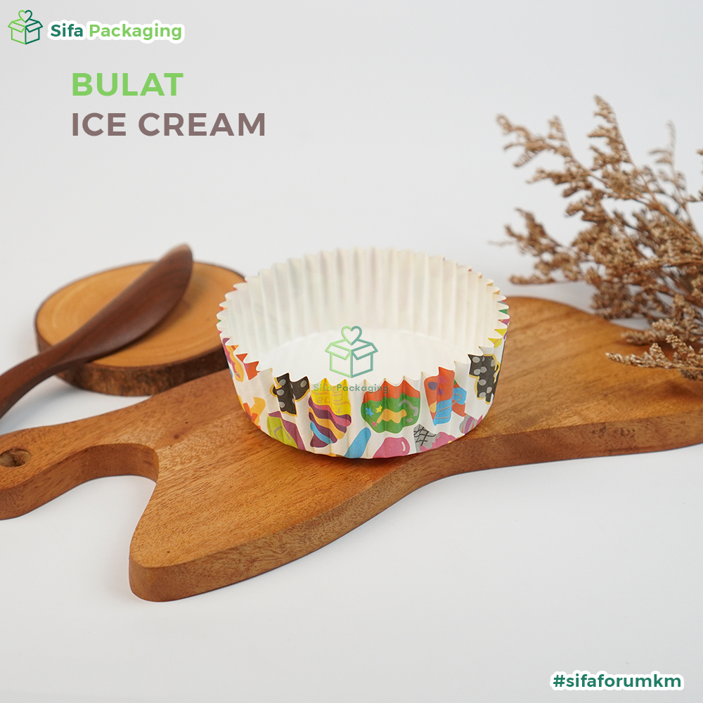 Jual Cupcake Bulat Case Roti Cup cake Kertas Alas Donut Kue Anti ...