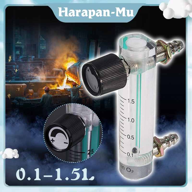 Jual Rotameter Air Flow Meter Gas Flowmeter Oxigen Gas Meter Flow ...