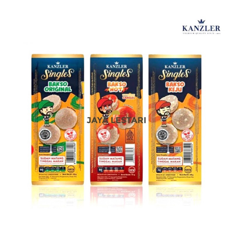 Jual Kanzler Singles Bakso (4 Varian Rasa) | Shopee Indonesia