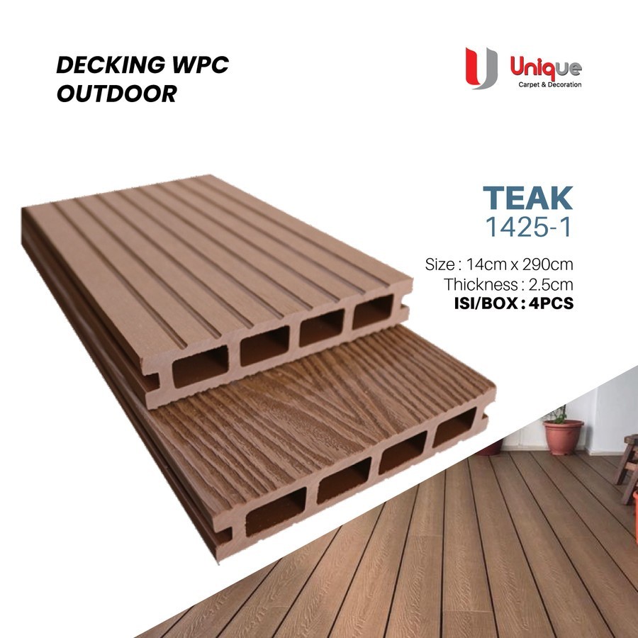 Jual Decking WPC Lantai Kayu Taman Outdoor / Lantai Kayu Decking Kolam ...