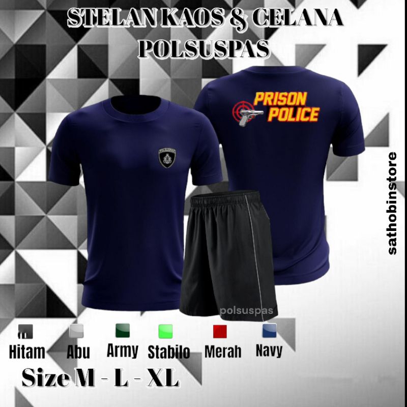 Jual STELAN BAJU & CELANA POLSUSPAS PRISON POLICE TERBARU SHATOBINSTORE ...