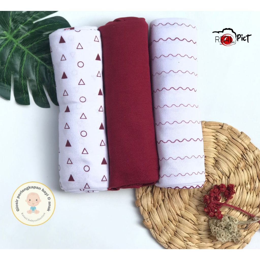 Jual 3 Pcs Bedong Bayi Motif Slimut Bayi Ukuran 90 x 110 cm | Shopee ...