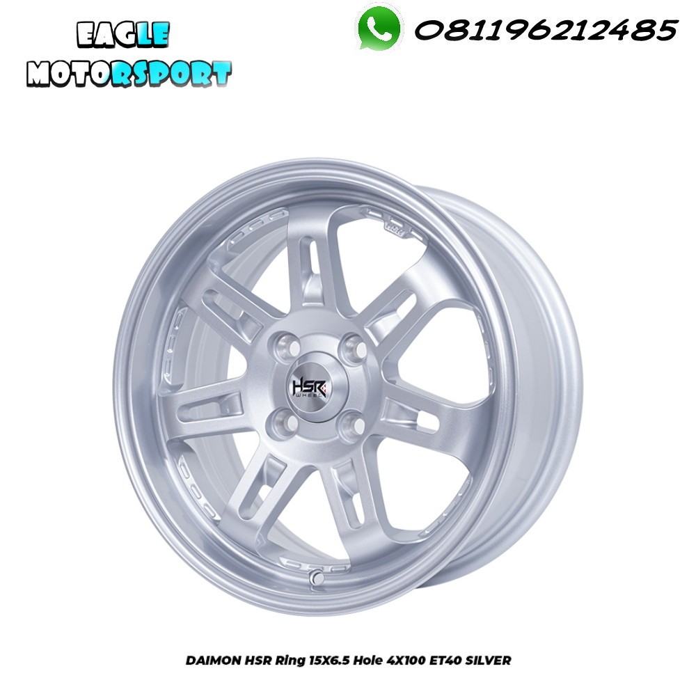 Jual diskon velg mobil racing hsr r15 untuk mobil brio agya sigra calya ...