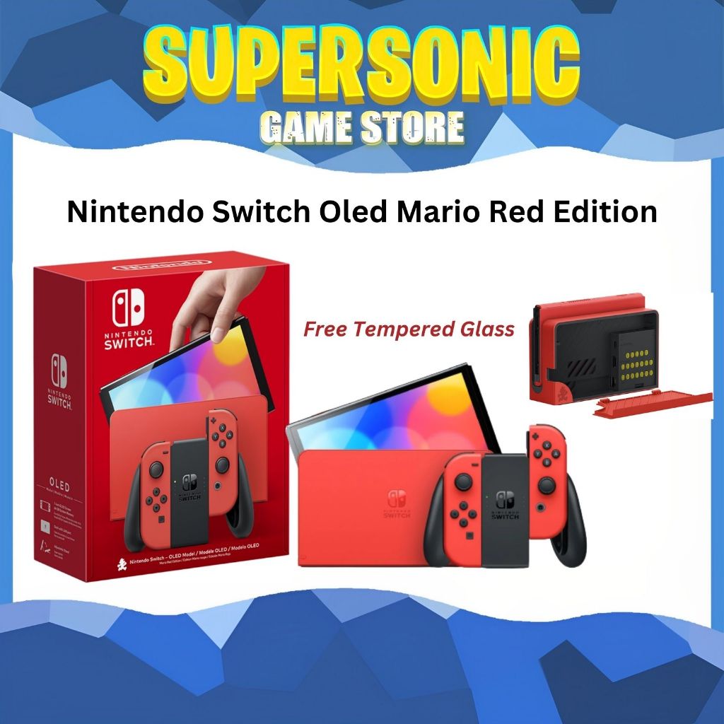 Jual Nintendo Switch Oled Mario Red Edition | Shopee Indonesia